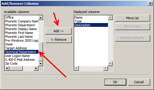 How to Add Additional Columns in Active Directory