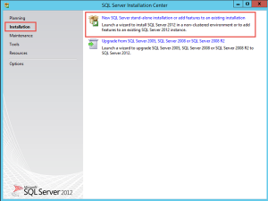 SQL 2012 Express Installation