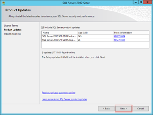 SQL 2012 Express Installation