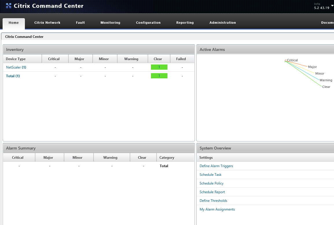 Citrix Command Center - Installation and Configuration